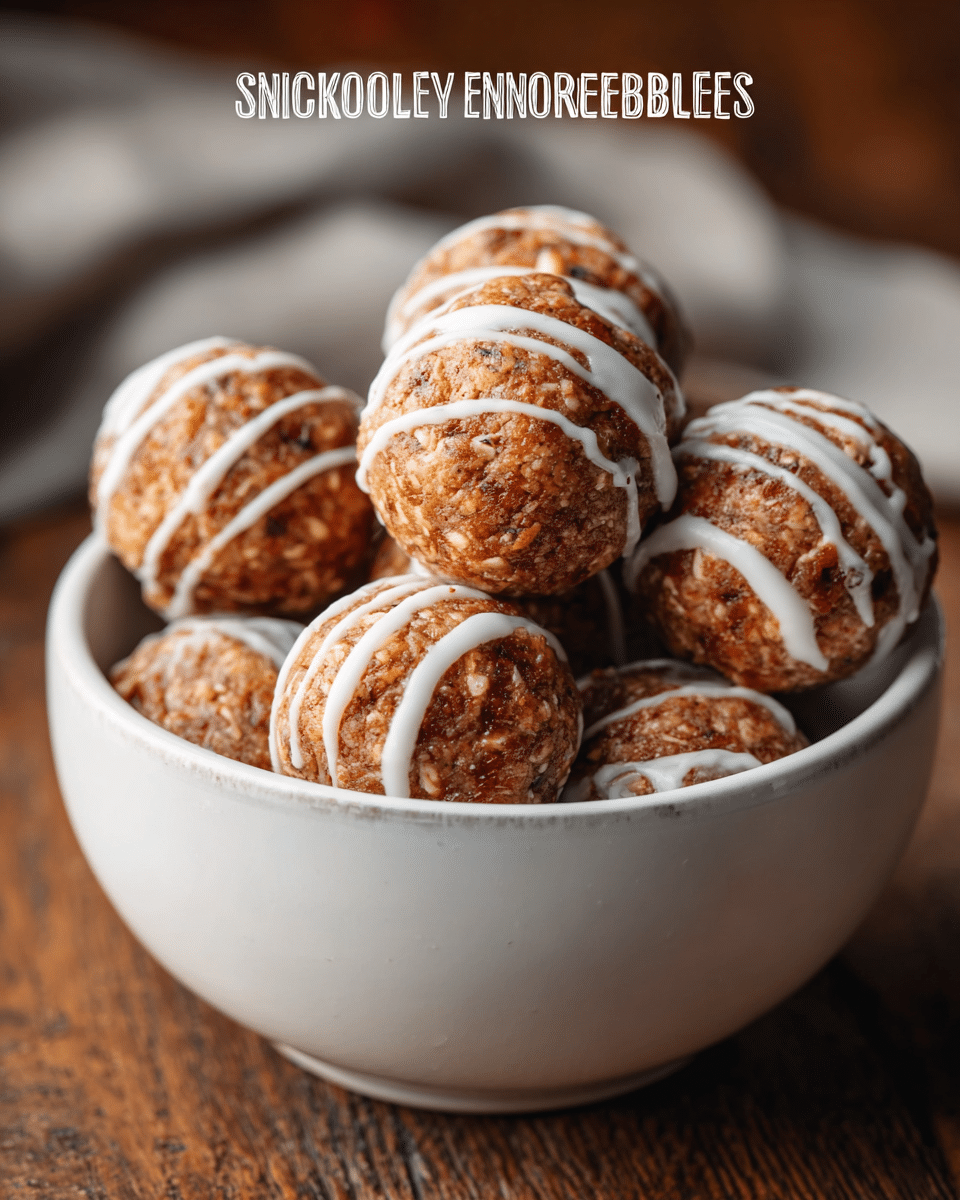 Snickerdoodle Energy Balls: Irresistible Healthy No-Bake Snack